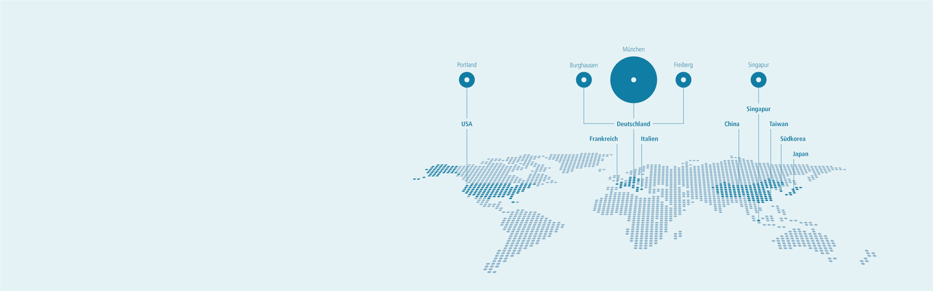 Standorte - Siltronic / perfect silicon solutions